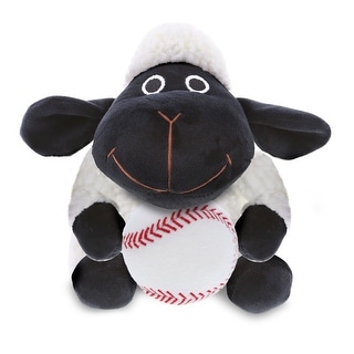 DolliBu Huggable Black Nose Sheep Stuffed Animal with Baseball Plush ...