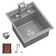 Black/SILVER/WHITE RV Sink with faucet and a foldable tap inside - Bed ...