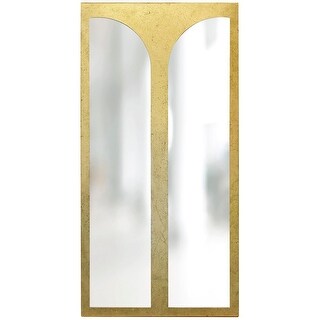 Harp & Finial - Turner Mirror - Gold Finish On Resin Frame - Plain ...