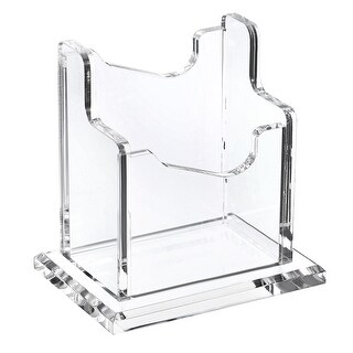 Business Card Holder Acrylic 1 Slot Desktop Card Display Stand Clear ...