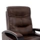 Spruce & Spring Regan Leather Power Recliner Swivel Glider Rocker with ...