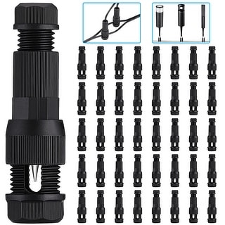 Low Voltage Wire Connectors, Fastlock Wire Connectors, Black - 40PACK ...