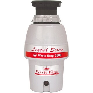 Waste King L-2600 EZ-Mount System, 1/2 HP 2600 RPM, Continuous Feed ...
