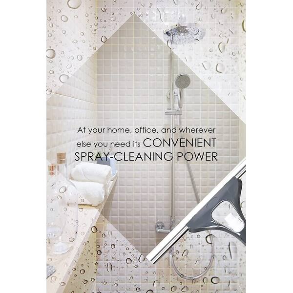 ToiletTree Products Squeegee with Built-In Pump Spray Bottle - 10 x 9.5 ...