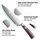Kitchen Knife Set, 3 Piece High Carbon Stainless Steel Professional ...