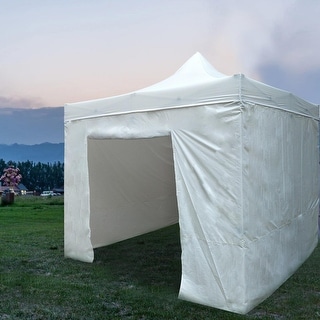 10x10 Ft Canopies Commercial Tents Market Stall With 6 Removable ...