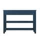 42 Inch Console Sofa Table with 2 Storage Drawer, 2 Tiers Entryway ...
