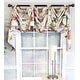 RLF Home Design Garden Pallet Victory Swag 3-Scoop Window Valance Color ...