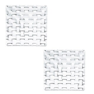 Nachtmann Set of 2 Bossa Nova Glass Platters - 5.5 Inch - Bed Bath ...