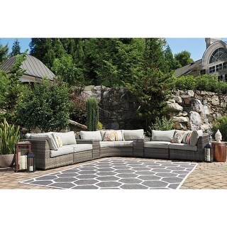 Spring Dew Outdoor Corner Chairs Set of 2 - Gray - Bed Bath & Beyond ...