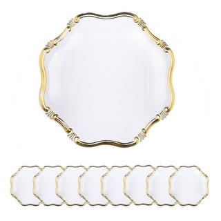 D13" Plastic Charger Plate, 8 Pack - Bed Bath & Beyond - 42604761