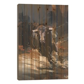 Tempest II Print On Wood by Zil Hoque - Multi-Color - Bed Bath & Beyond ...