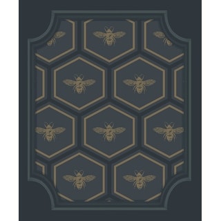 Bee Panel Metallic Unpasted Wallpaper – 396in x 20.8in - Bed Bath ...