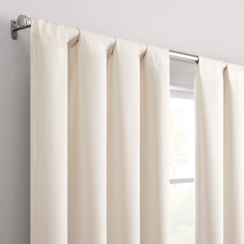 Eclipse Cannes Magnitech 100% Blackout Curtain, Rod Pocket Window ...