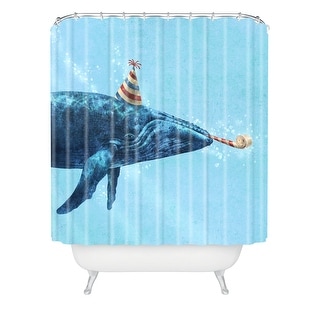 Deny Designs Terry Fan Party Whale Shower Curtain - Bed Bath & Beyond ...