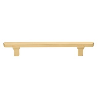 GlideRite 5 inch Center Solid Flat Bar Pull Cabinet Hardware Handle ...