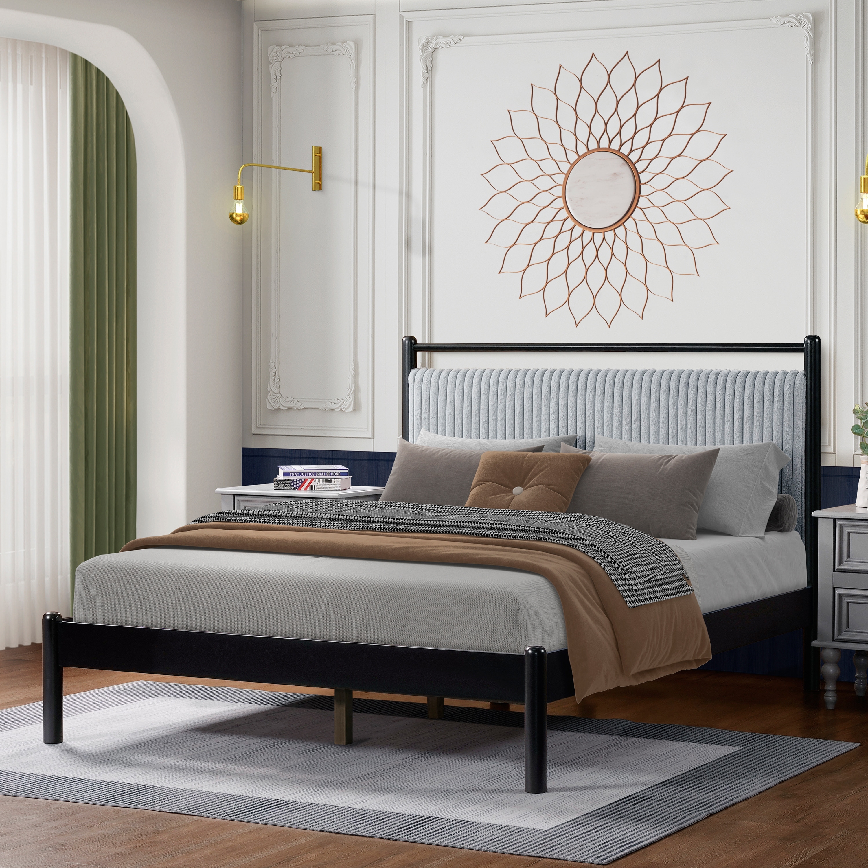 Soft bed frame full store