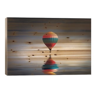 Reflection Balloon Print On Wood by Bess Hamiti - Multi-Color - Bed ...