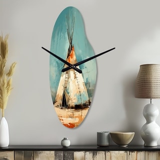 Turquoise Beige Native Tipi Whispers Of Spirit - Native American Art ...