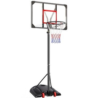 Basketball Hoop Outdoor, Portable Basketball Hoop, Height Adjustable ...