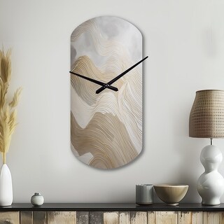 Gold And Grey Line Art In Motion III - Abstract Line Art Large Wall ...