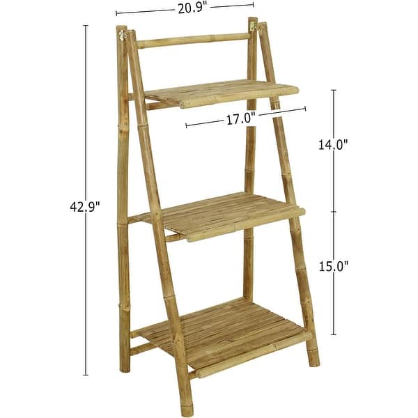 3 Tier Bamboo Shelf - Bed Bath & Beyond - 27731398