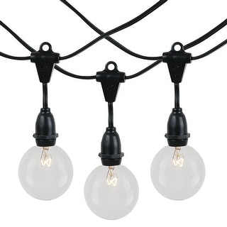 100 Foot G50 Heavy Duty Suspended Outdoor Patio Globe String Lights ...