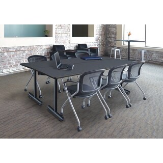 Kole 84" x 24" Training Table- Grey - Bed Bath & Beyond - 31277330