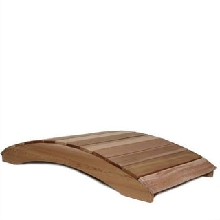Outdoor 6-Ft Garden Bridge in Red Cedar Wood - Bed Bath & Beyond - 37159812