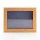 Honey Pecan 8x8 Wood Shadow Box with Navy Acid-Free Backing - With 5/8 ...