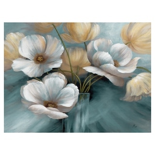 Scent of Summer Teal by Nan Canvas Art Print - Bed Bath & Beyond - 38963982