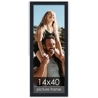 14x40 Contemporary Black Wood Picture Panoramic Frame - Panoramic ...