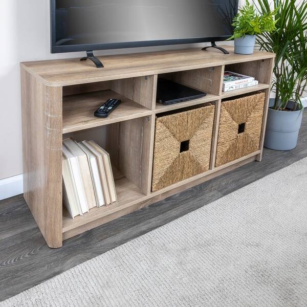 Radius Wood TV Stand with Storage - Bed Bath & Beyond - 36914363