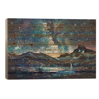 High Sierra Print On Wood by Jeff Johnson - Multi-Color - Bed Bath ...