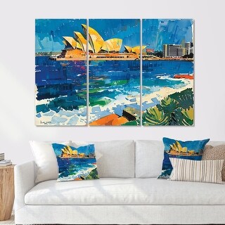 Designart "Pop Art Australia Sydney Opera House landmark I" Australia ...