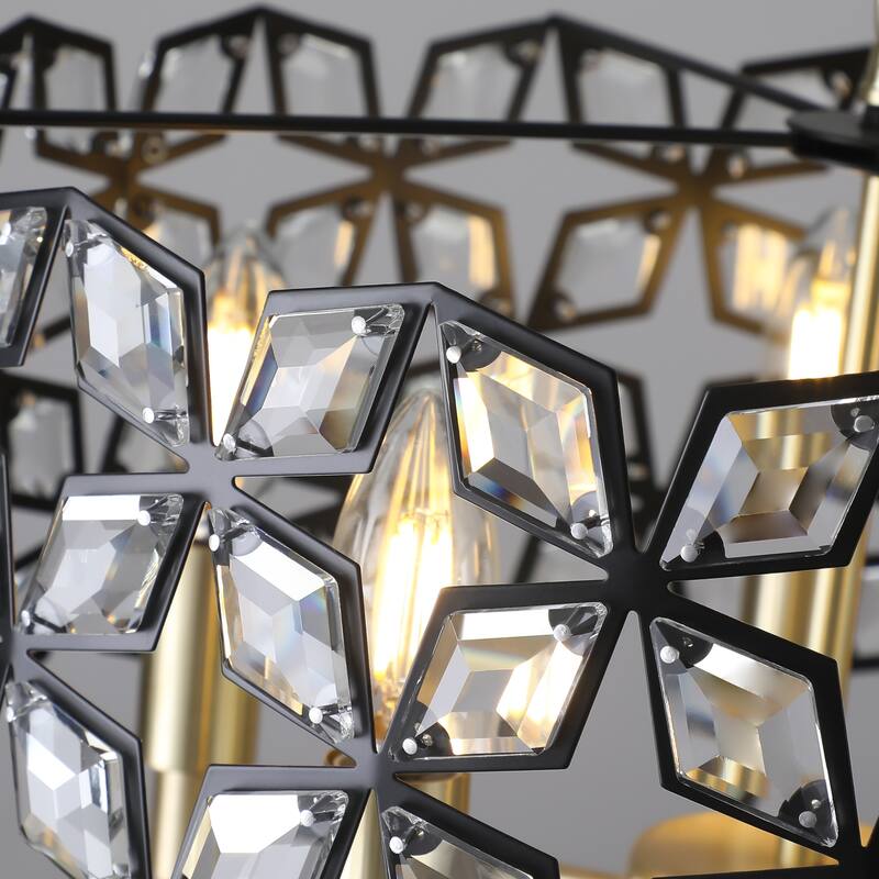 Modern Crystal Chandelier for Living-Room Round Cristal Lamp Luxury ...