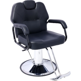 All-Purpose Hydraulic Barber Chair - Heavy Duty Reclining Salon Chair ...