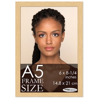 A5 Frame Natural Modern Minimalist - Wooden 6x8.25 Frame - Modern Wood ...