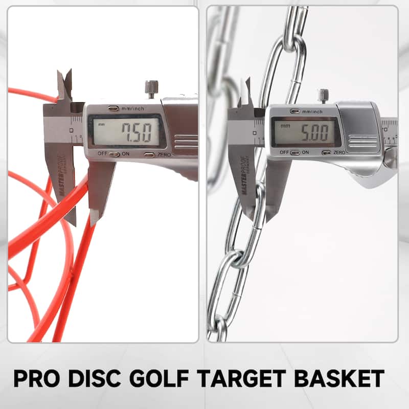 GSE™ Professional Portable 24-Chain Disc Golf Targets Basket, PRO Disc ...
