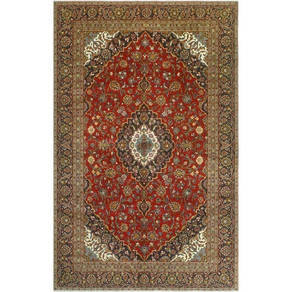 Fine Vintage Distressed Wanda Red/Navy Rug - 5'10" x 9'6" - Bed Bath ...