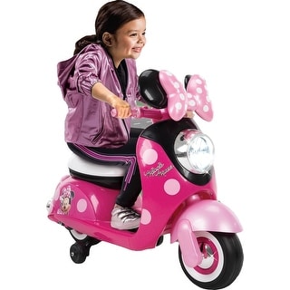 Minnie Mouse 6V Euro Scooter Ride-On Battery-Powered Toy by Huffy - Bed ...