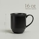 over&back Rimmed 16oz Semi-Matte Stoneware Mugs, Set of 4 - Bed Bath ...