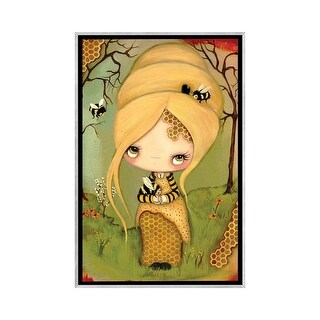 iCanvas "Honey Bee" by Kelly Ann Kost Framed - Bed Bath & Beyond - 37646689