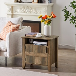 Charming Modern Rustic Locker End Table - Bed Bath & Beyond - 40256111