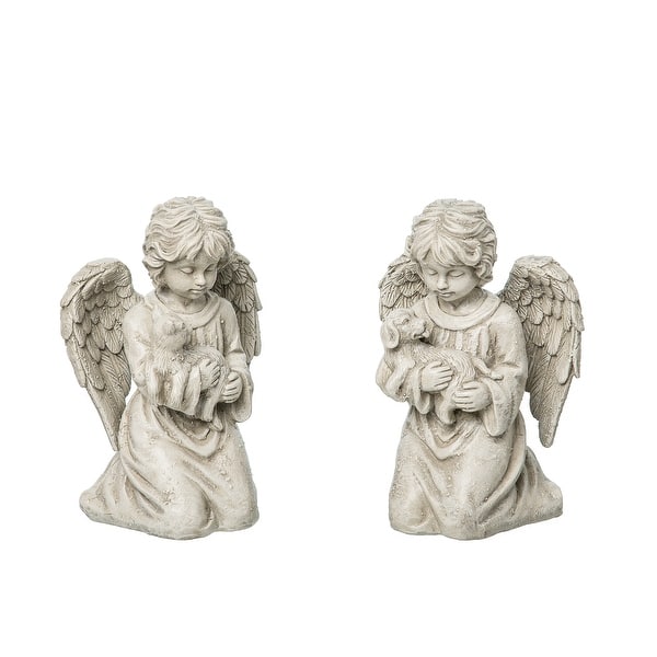 Cherub With Dog Figurine - Bed Bath & Beyond - 35906274