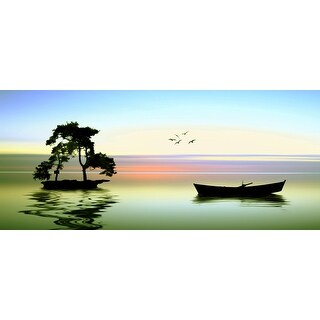 Waterscape Scene Picture Frame For Wall Decor 24X60 - 24x60x2 inches ...