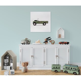 BRYAN VINTAGE LAND ROVER Canvas Art By Kavka Designs - Bed Bath ...