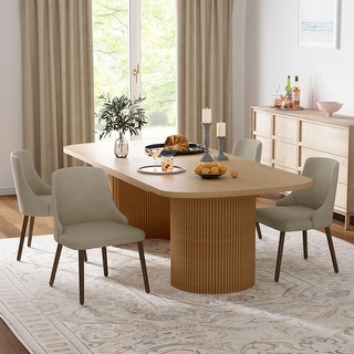 Agustin Modern Easy Assembly Dining Chair with Lightweight Structure ...