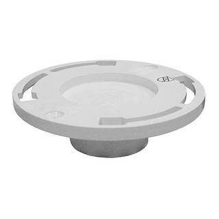 Jones Stephens C50300 3 PVC Pipe FT Closet Flange With Knockout - Bed ...