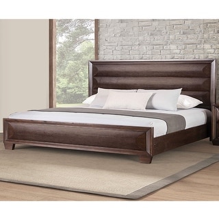 Panel Bed with Faceted Panels Headboard - Bed Bath & Beyond - 42748406